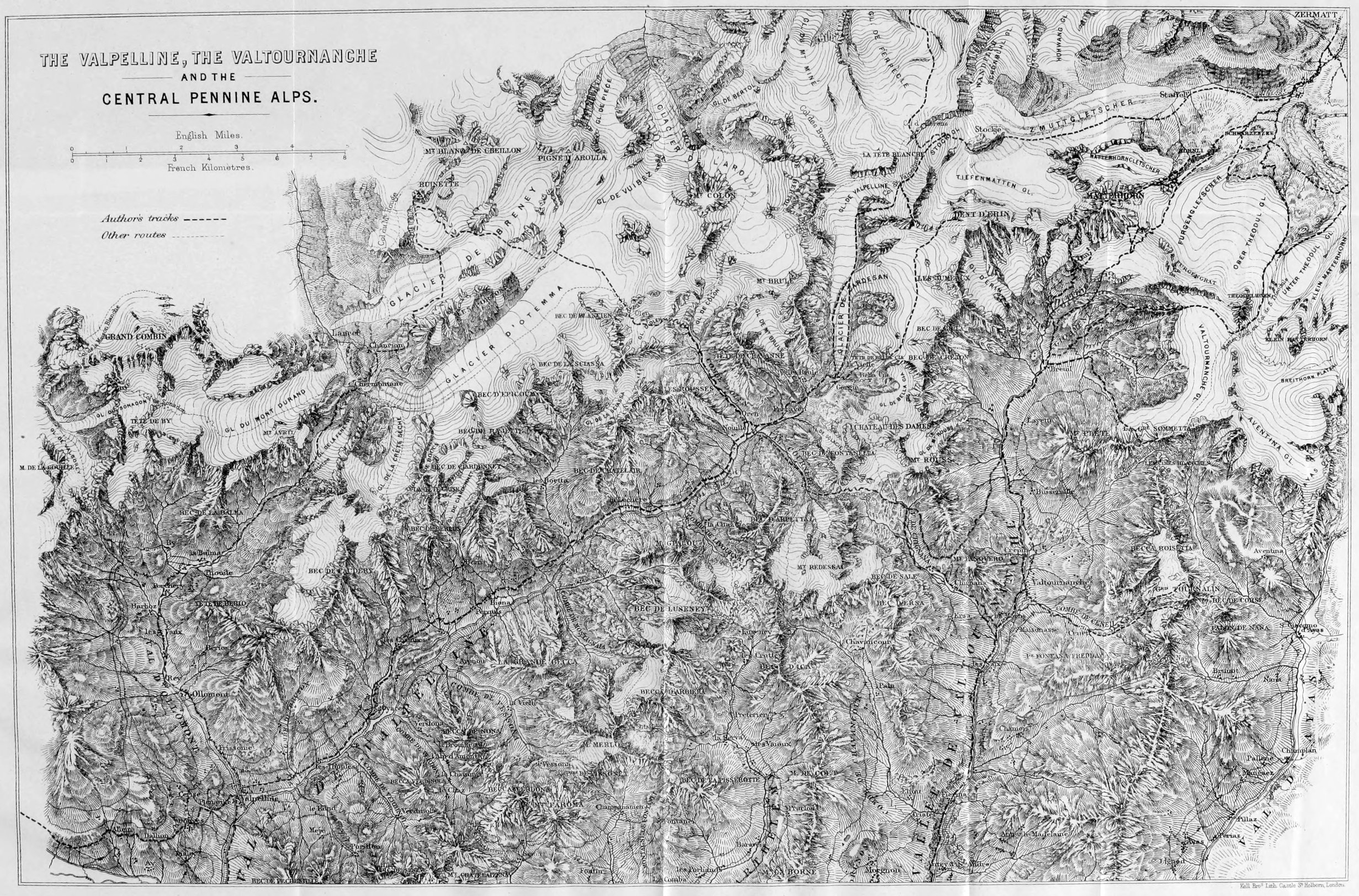 Scrambles Amongst the Alps in the Years 1860–69 - Maps